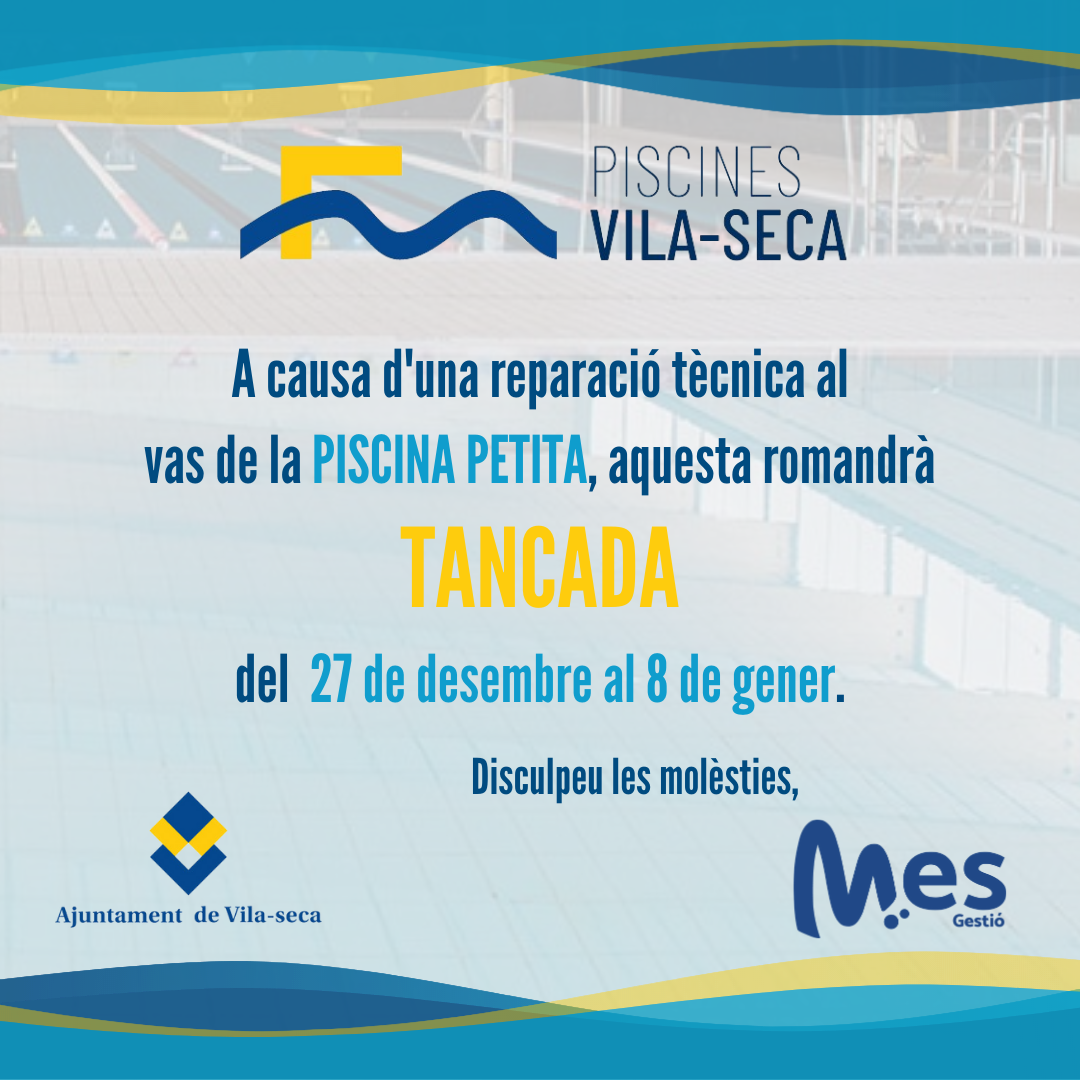 Tancament piscina petita – Piscines Vila-seca